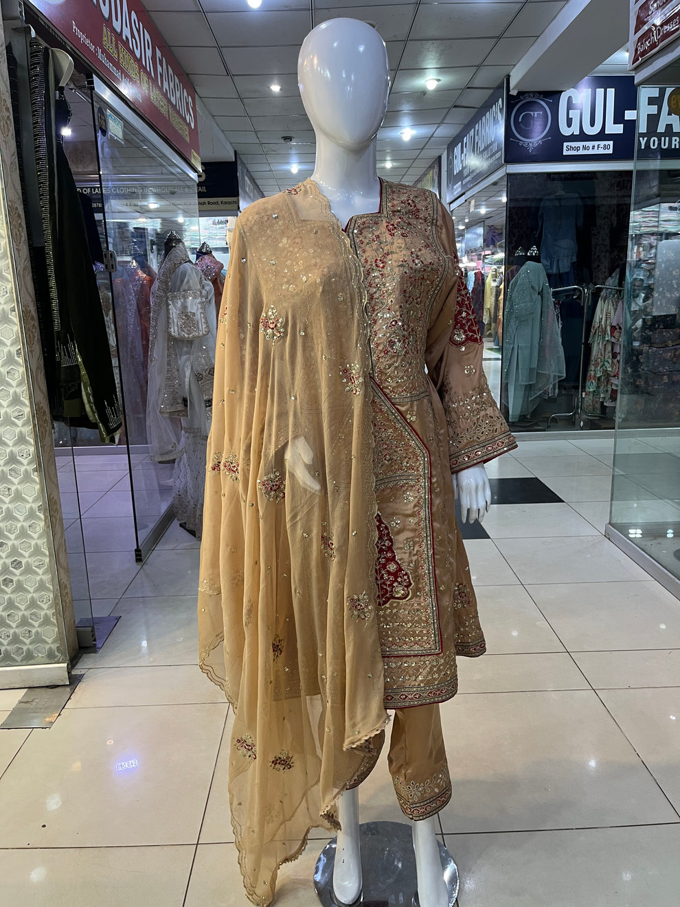Balochi Kurta 3-Piece Set by parveenNaaz - Traditional Silk with ...
